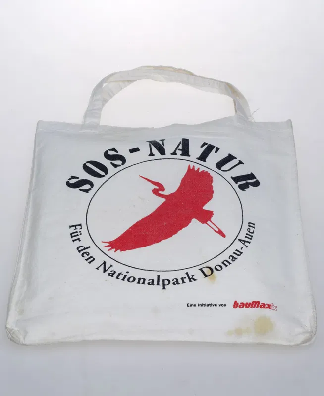 Baumwoll-Tragetasche mit Aufdruck ''SOS-NATUR'' - Kulturpool